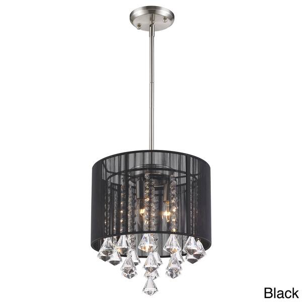 Avery Home Lighting Aura 3-light String Shade Crystal Drop Pendant ...