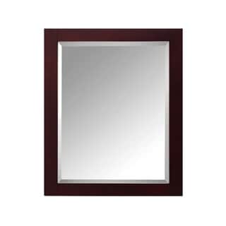 Avanity Modero 28 in. Wall Mirror - Espresso - 28"W x 32"H - Bed Bath ...