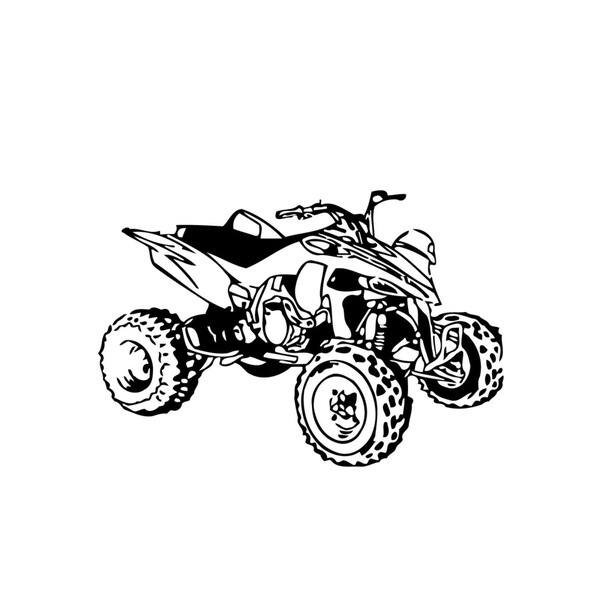 Racing Atv Vinyl Wall Art Decal - Bed Bath & Beyond - 8969784