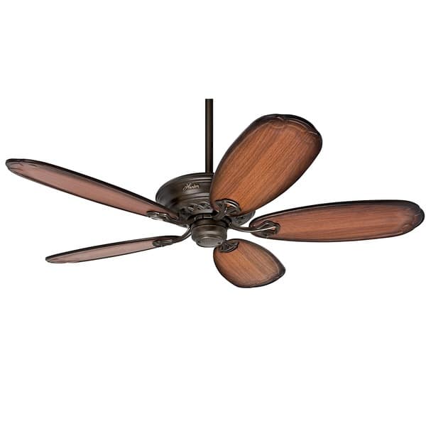 Hunter 'Crown Park' Tuscan Gold/ Roasted Cherry 54-inch Ceiling Fan ...