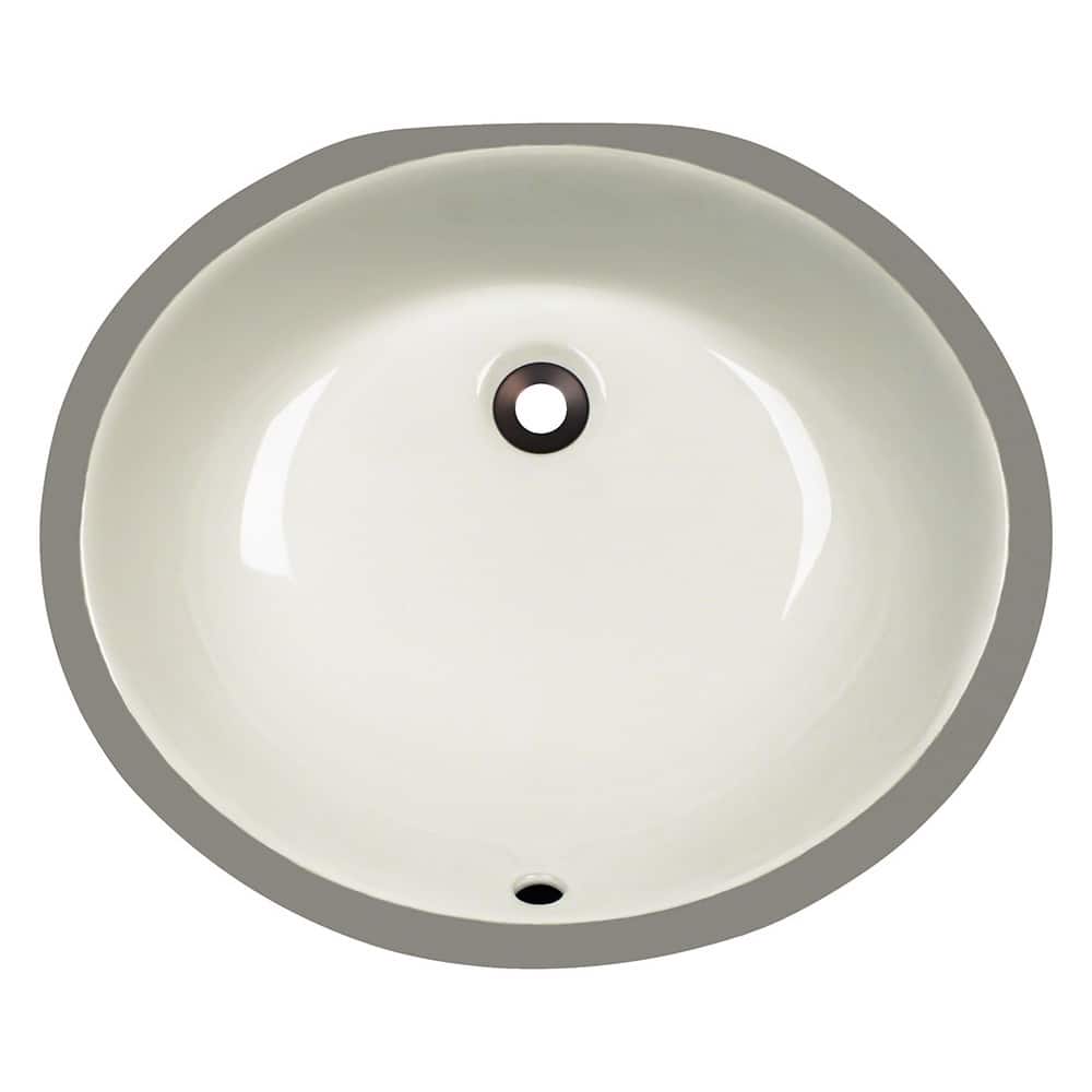 Polaris Sinks Bisque Porcelain Bathroom Sink - Overstock - 9008161