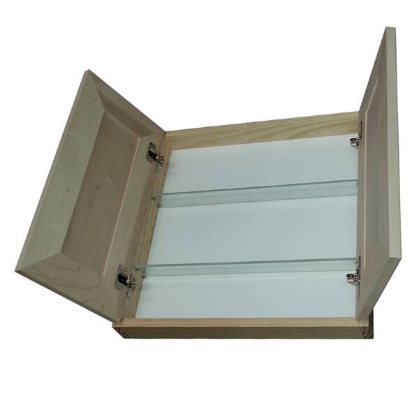 22-inch Andrew Series Narrow One the wall Double Door 3.5-inch Interior ...