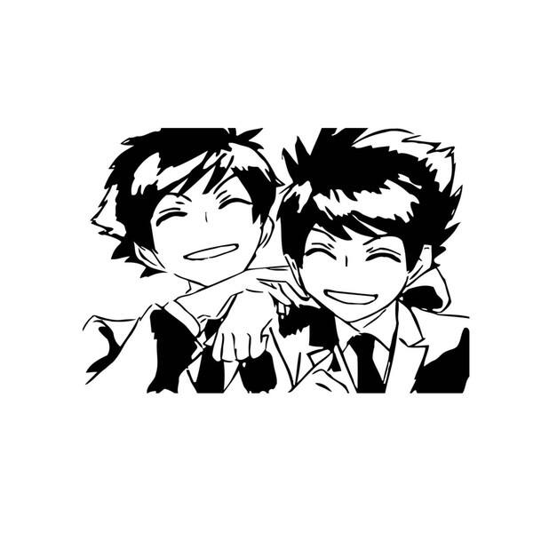 Anime Japanese Brothers Sticker Vinyl Wall Art - Bed Bath & Beyond ...