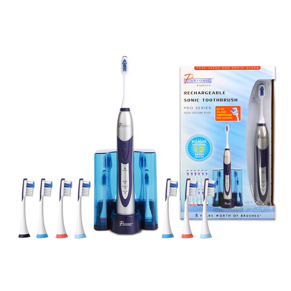 #1Cheap Pursonic Movement Rechargeable Electric Toothbrush Set ...