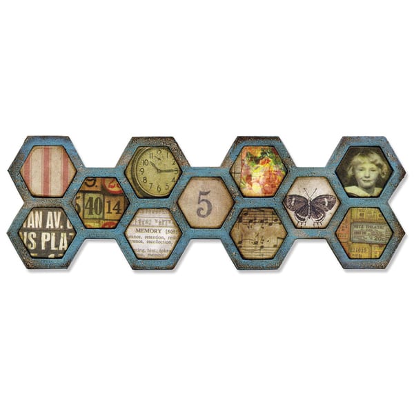 Sizzix Frameworks Border Die By Tim Holtz-Honeycomb - Bed Bath & Beyond ...