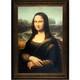 La Pastiche Leonardo da Vinci 'Mona Lisa ' Hand Painted Framed Canvas ...