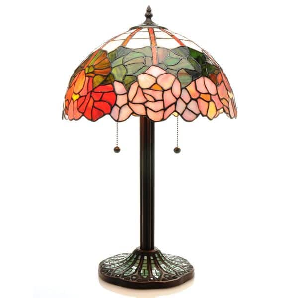 Warehouse of Tiffany Spring Petals 2-light Table Lamp - Bed Bath ...