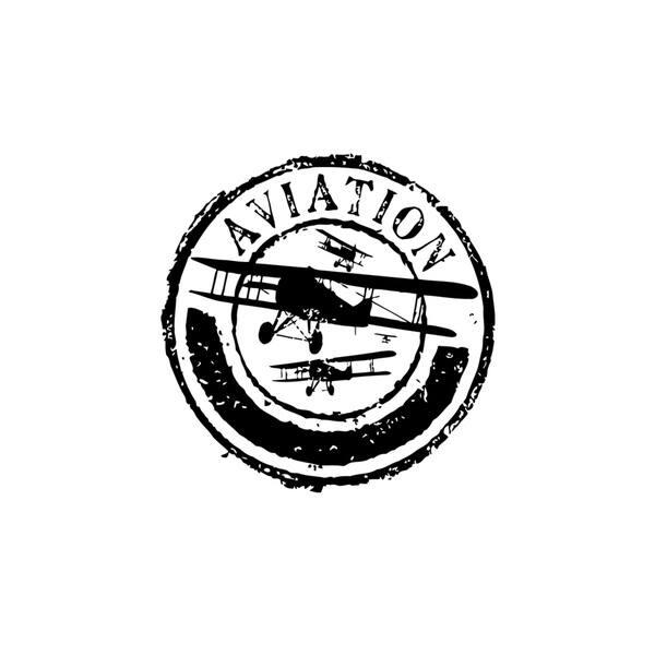 Aviation Post Stamp Vinyl Wall Art - Bed Bath & Beyond - 9047136