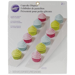 Cupcake Display Triangle Stand 12"X10" 2/Pkg-White - Bed Bath & Beyond ...