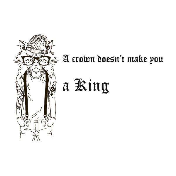 Crown Doesn't Make You a King Quote Vinyl Wall Art - Bed Bath & Beyond ...
