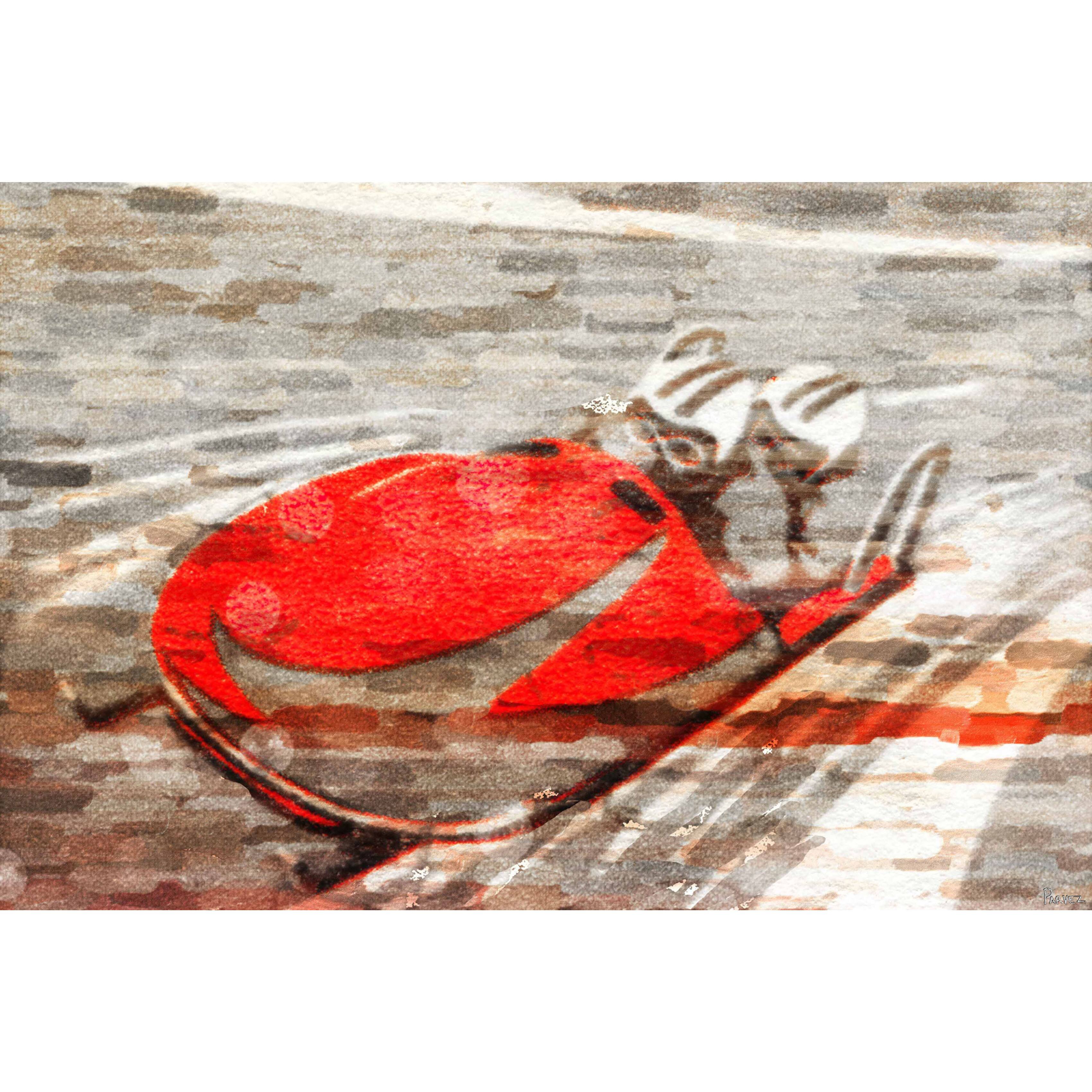 Marmont Hill Art Collective 'Bob Sled' Canvas Art - Multi-color - Bed ...