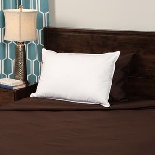 Down and Feather Compartment Pillow by Cozy Classics - White - Bed Bath ...