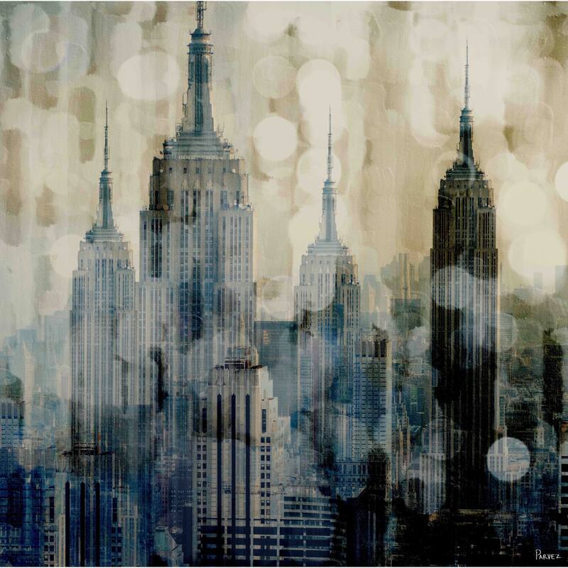 Parvez Taj 'Empire 3' Canvas Art - On Sale - Overstock - 9067370