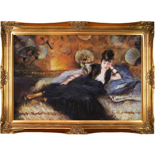 La Pastiche Edouard Manet 'Lady with Fans, Portrait of Nina de Callais ...