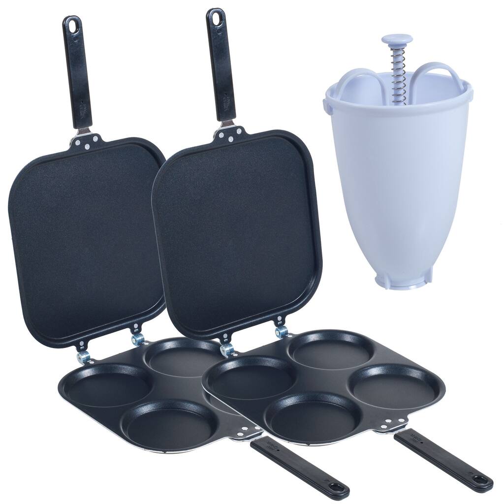 Perfect Pancake Maker (Set of 2) with Batter Dispenser - Overstock ...