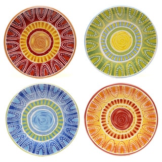 Certified International Hand-painted Tapas 8.75-inch Assorted Salad ...