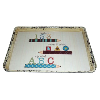 Handmade Set of 2 Number-Shapes-Alphabet Serving Trays (China) - Bed ...