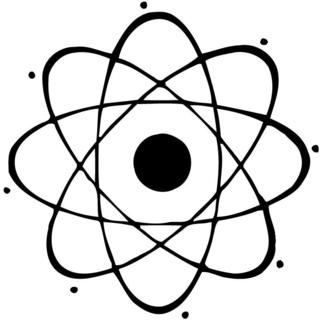 Atom Structure Vinyl Wall Decal - Bed Bath & Beyond - 9091237