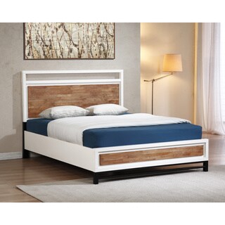 Henna Tri-tone Queen Platform Bed - Bed Bath & Beyond - 9106891