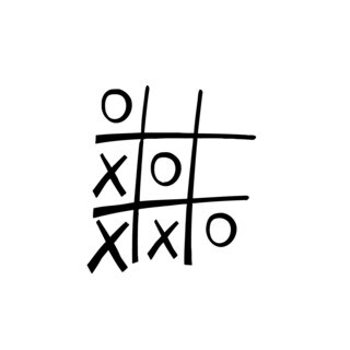 Cross and Circle Game Vinyl Wall Art - Bed Bath & Beyond - 9109431