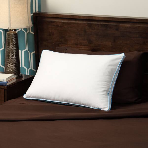 Cozy Classics Feather and Down Compartment Pillow - White - Bed Bath ...