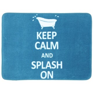 Mohawk Bath Keep Calm Splash On Turquoise (17 x 24") - Bed Bath ...