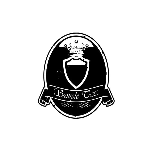 Sample Text Shield Vinyl Wall Art - Bed Bath & Beyond - 9135518