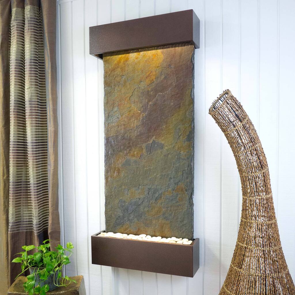 Rajah Slate Nojoqui Falls Classic Large with Copper Vein Trim ...