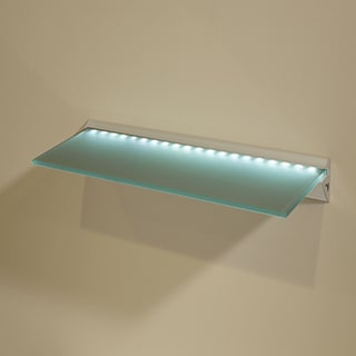 Capri LED 8" x 36" Opaque Glass Lighted Shelf Kit - Bed Bath & Beyond ...