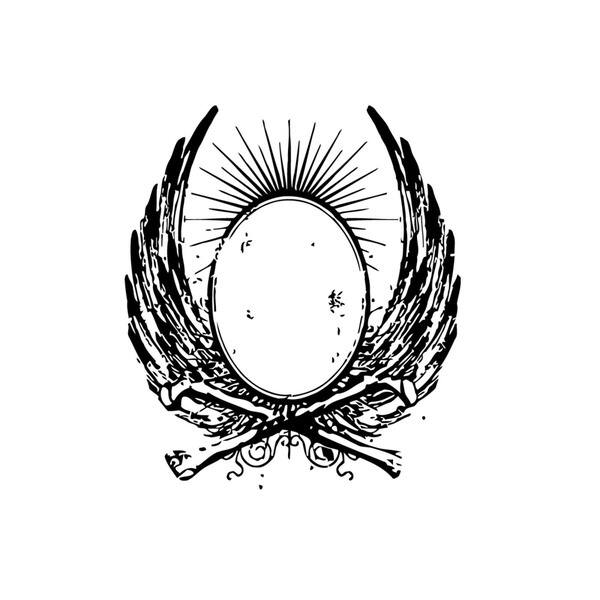 Shield on Bones Vinyl Wall Art - Bed Bath & Beyond - 9144830