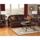 Signature Design by Ashley Rafferty Round Dark Brown End Table - - 9158392