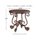 Signature Design by Ashley Rafferty Round Dark Brown End Table - - 9158392
