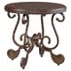 Signature Design by Ashley Rafferty Round Dark Brown End Table - - 9158392