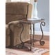 Rafferty Dark Brown Chair Side End Table - - 9158394