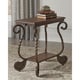 Rafferty Dark Brown Chair Side End Table - - 9158394