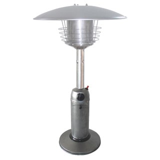 AZ Patio Heaters Portable Silver Hammered Finish Table Top Heater - Bed ...