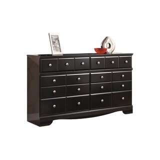 Shay Almost Black 6-Drawer Dresser - Bed Bath & Beyond - 9166689