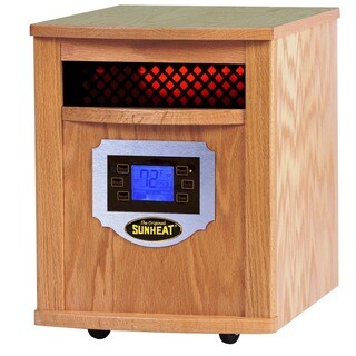 Sunheat Electric Portable 1500-watt Infrared Heater with Remote Control ...