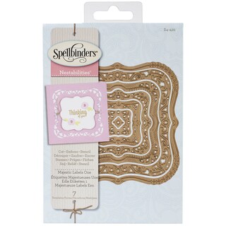 Spellbinders Nestabilities Dies-Majestic Labels 1 - Bed Bath & Beyond ...