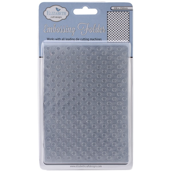 Elizabeth Craft Embossing Folder 4inX6in-Lots Of Dots - Bed Bath ...