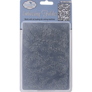 Elizabeth Craft Embossing Folder 4inX6in-Berry Branch - Bed Bath ...