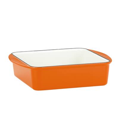 Dansk Mario Batali 9-inch Persimmon Square Baker - Overstock - 9203208