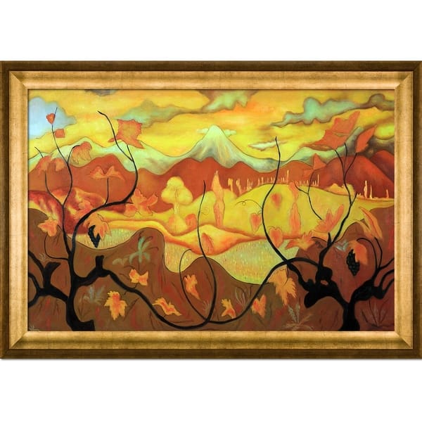 La Pastiche Paul-Elie Ranson 'Vines' Hand-painted Framed Canvas Art ...