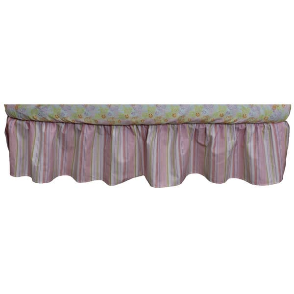 Nurture Imagination Pink Striped Dust Ruffle - Bed Bath & Beyond - 9234137