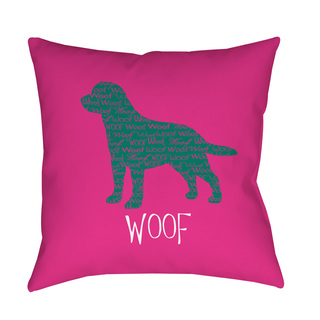 Woof Indoor/ Outdoor Decorative Throw Pillow - Bed Bath & Beyond - 9238517