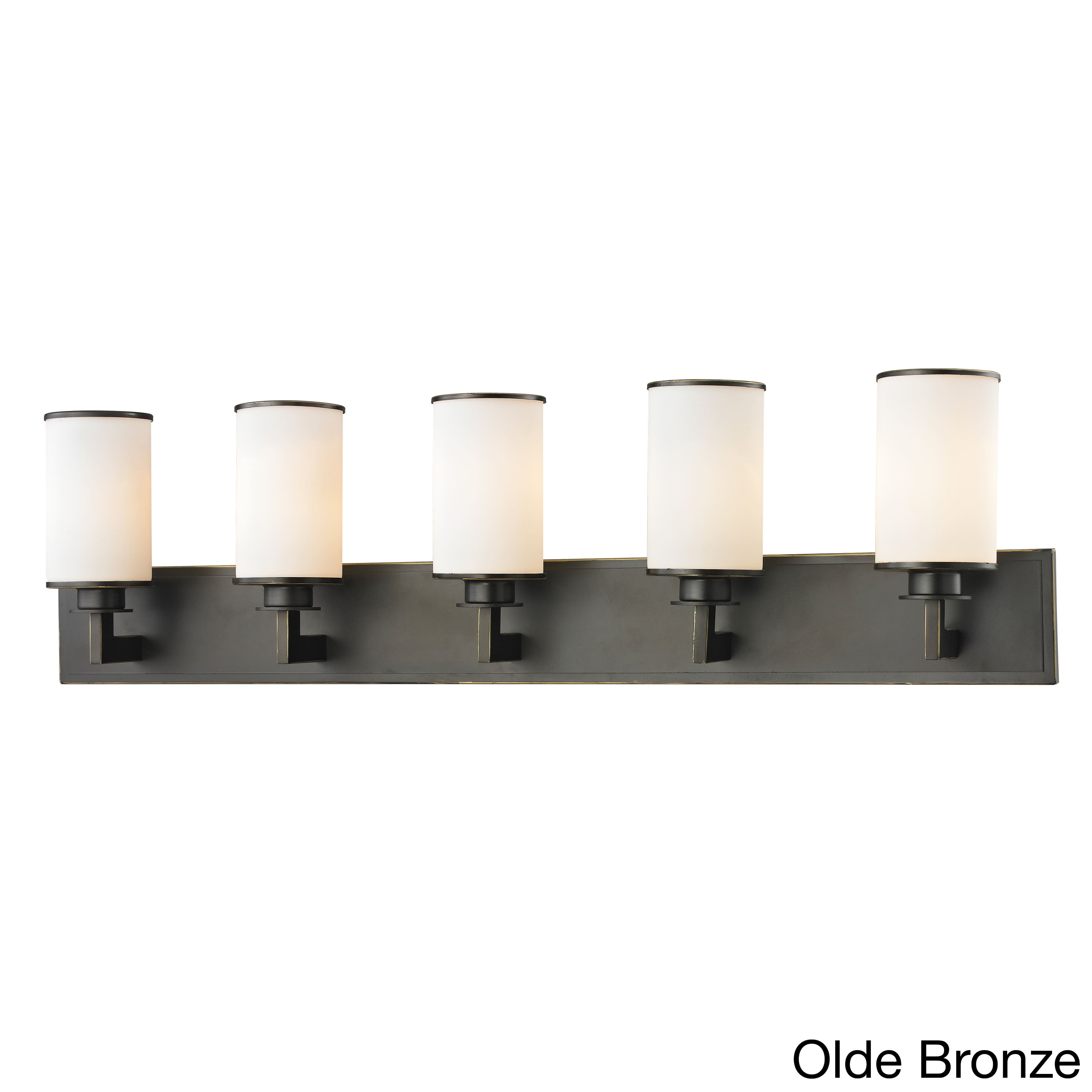 Avery Home Lighting Savannah 5-light Matte Opal Glass Vanity - Bed Bath & Beyond - 9242744