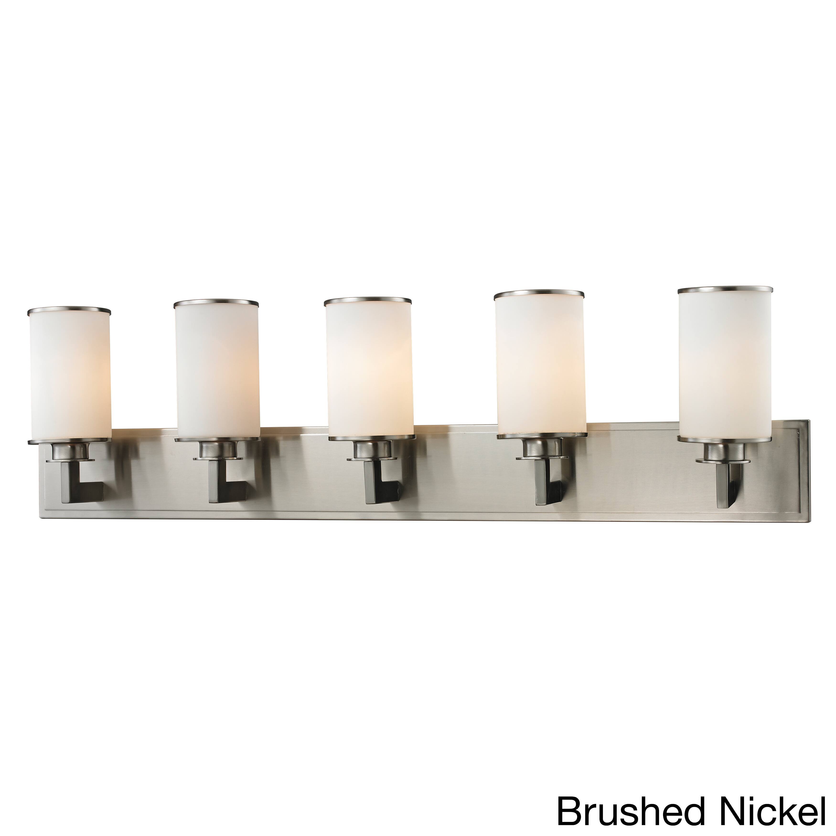 Avery Home Lighting Savannah 5-light Matte Opal Glass Vanity - Bed Bath & Beyond - 9242744