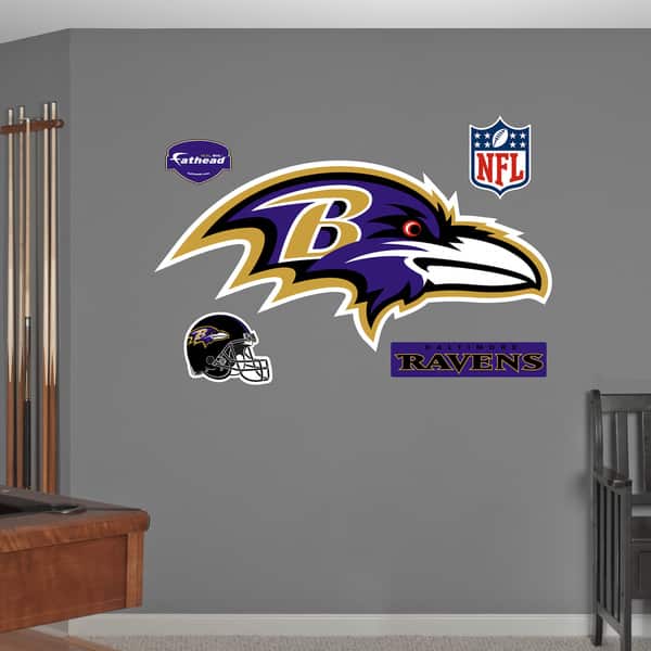 Fathead Baltimore Ravens Logo Wall Decal - Bed Bath & Beyond - 9252085