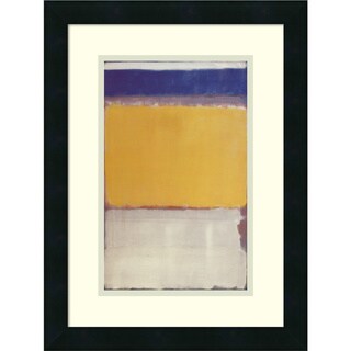 Framed Art Print 'Number 10, 1950' by Mark Rothko 14 x 18 inch - Bed ...