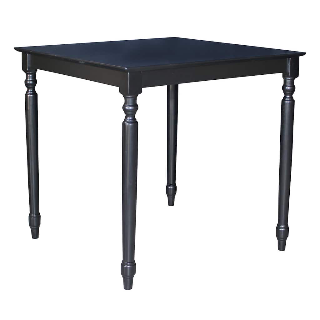 36-inch Black Farmhouse-style Counter Height Dining Table - Overstock ...